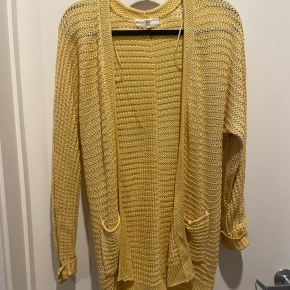 Sweaters | Yellow Cardigan | Poshmark